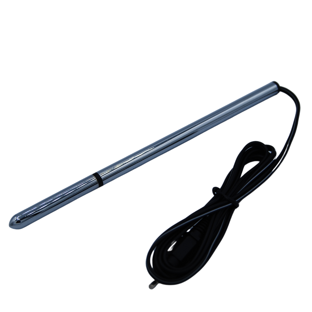 E-Stim Wired Long 4mm Urethral Sound – The Dungeon Store