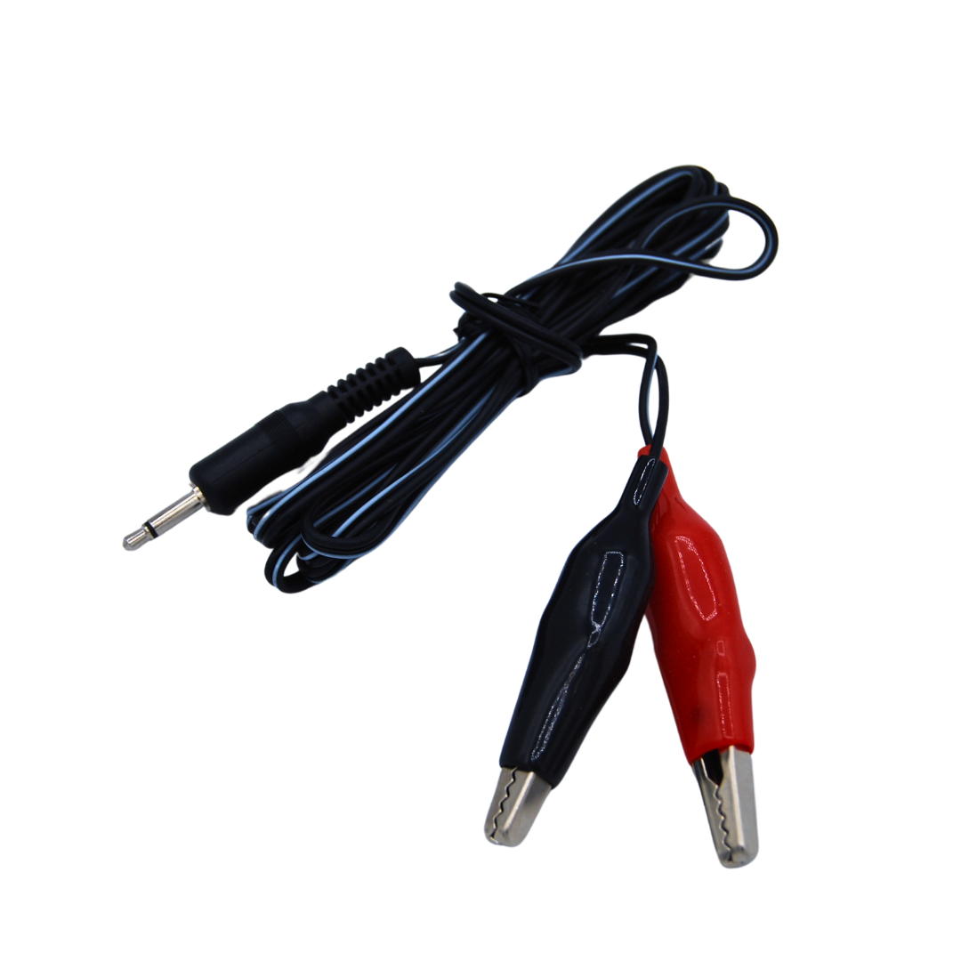 Extended Dual Gator Clip to 3.5mm Male Lead – The Dungeon Store